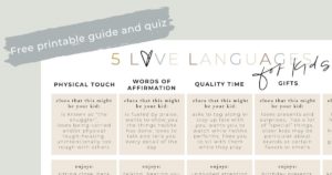 5 Love Languages for Kids: A Simple Guide to Using Love Languages