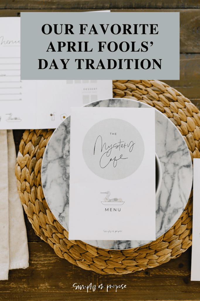 A Mystery Cafe: Our Favorite Simple April Fools’ Day Tradition - Simply ...