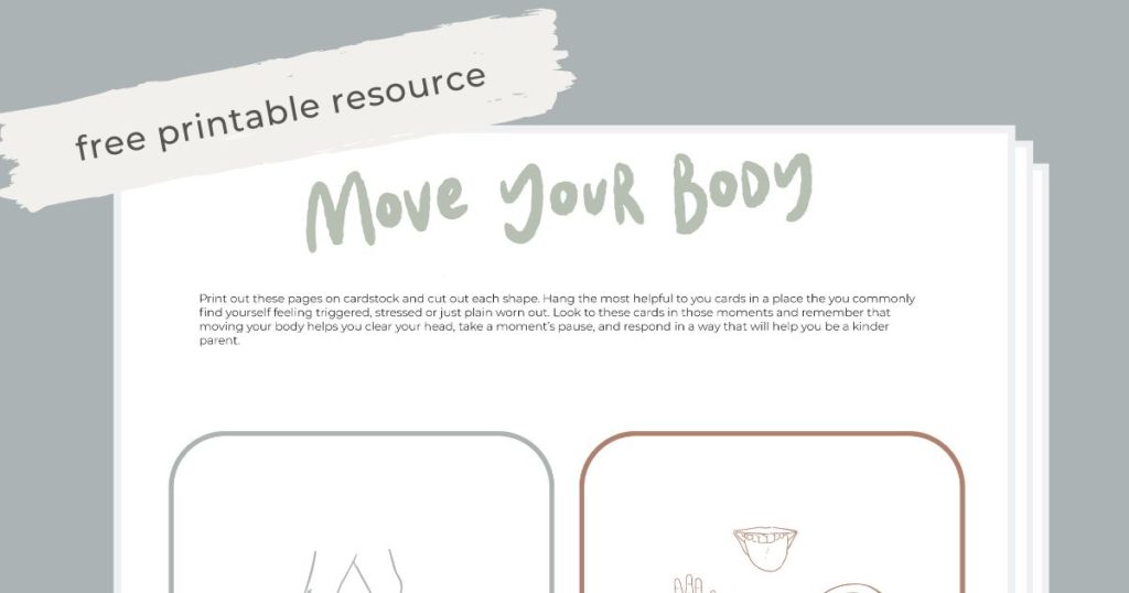 Moving Your Body to Calm Your Mind: The Simplest Way to Stop Yelling