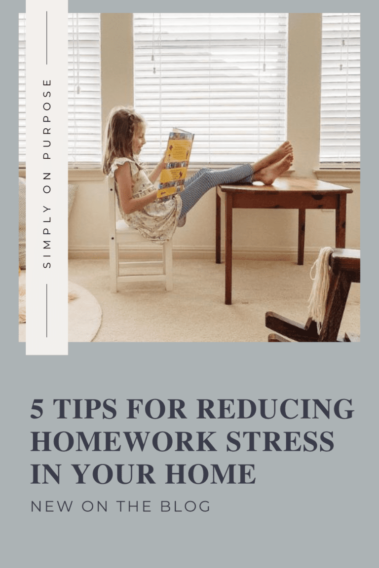 5 Steps To Reduce Homework Stress and Build Resilient Kids - Simply On ...