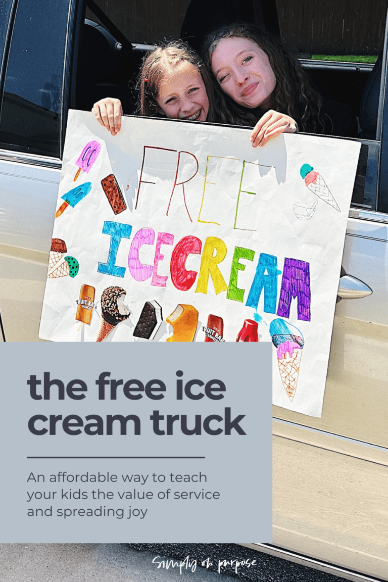 The Free Ice Cream Truck: Our Favorite Summer Tradition - Simply On Purpose