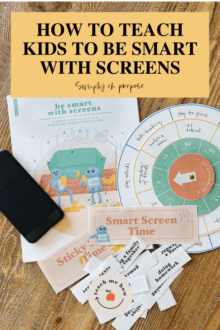 How to Teach Your Child to Be Smart with Screens - Simply On Purpose