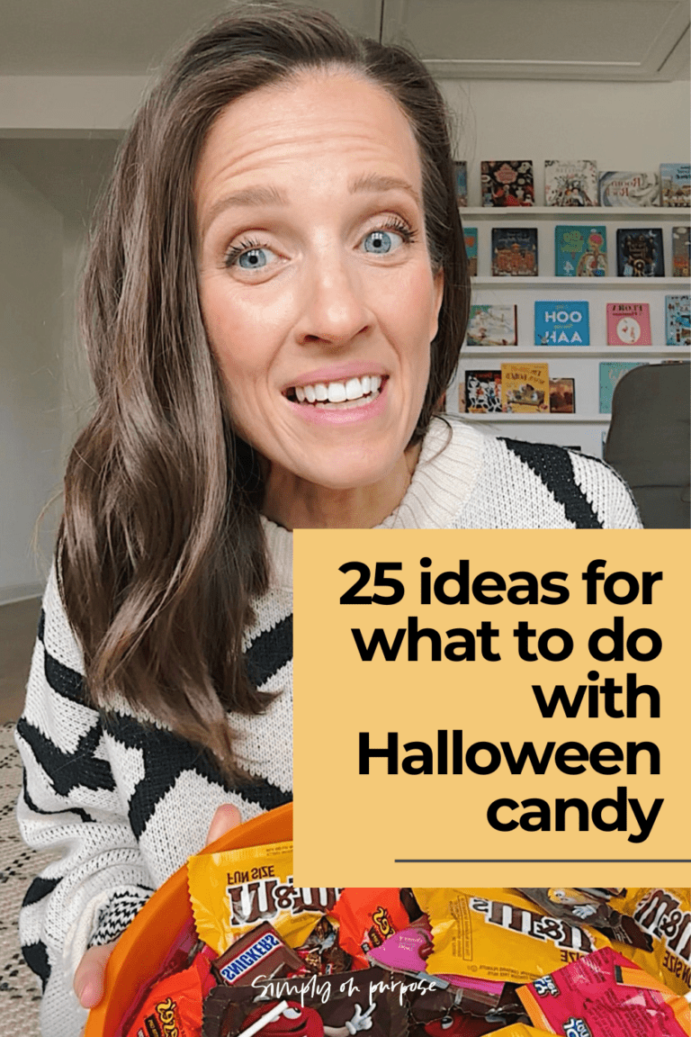 What We Do With All The Halloween Candy - Simply On Purpose