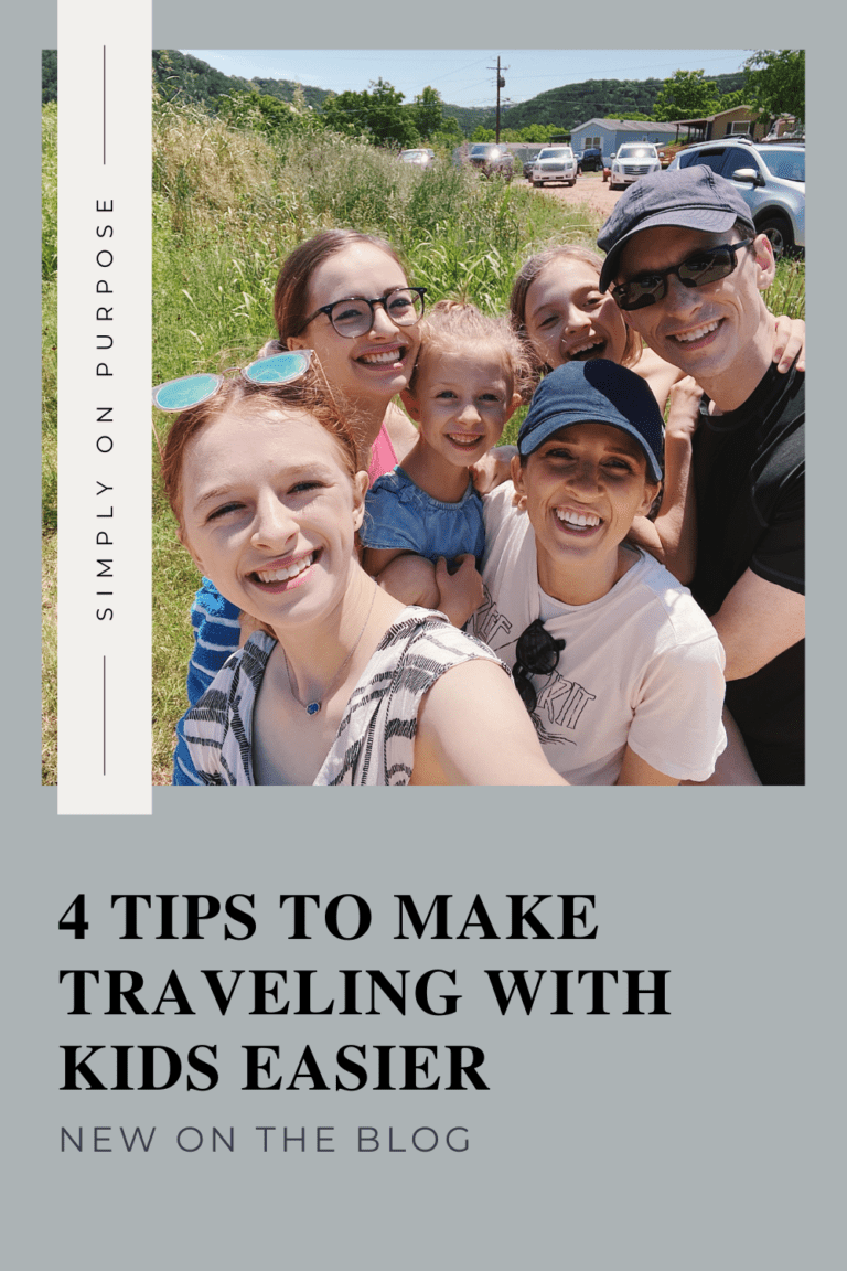 4 Tips to Make Traveling With Your Kids Easier - Simply On Purpose