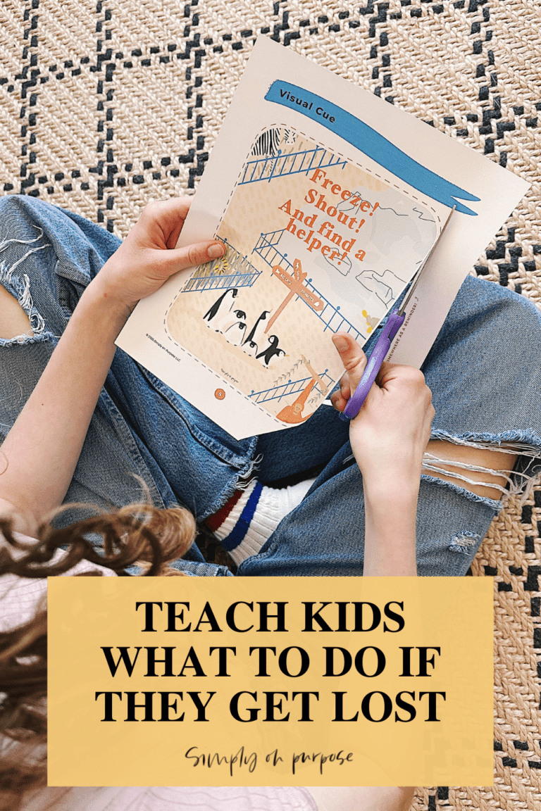 Teach Kids What to Do If They Get Lost - Simply On Purpose